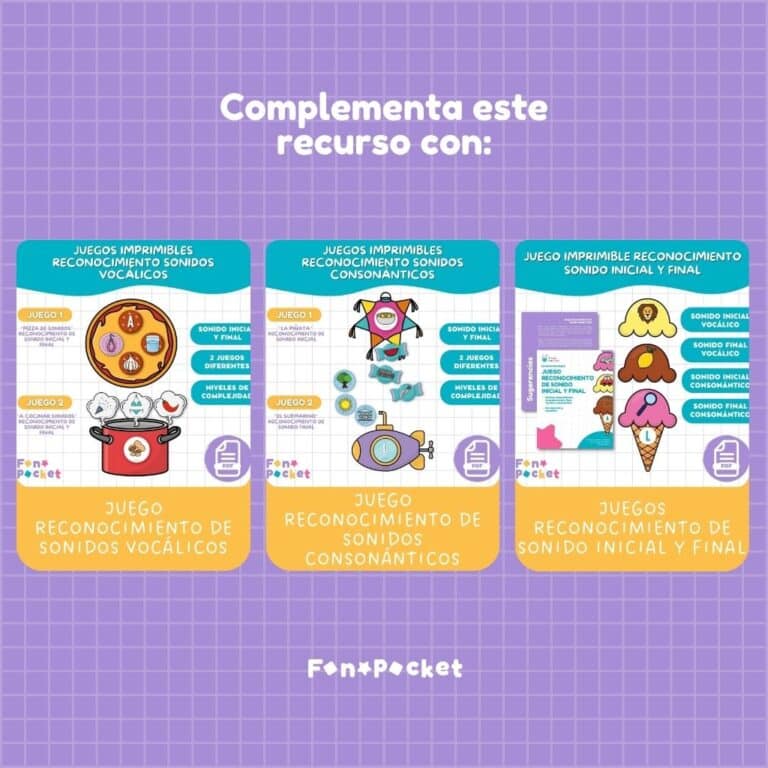 Guía para el hogar conciencia fonémica 1: Reconocimiento de sonidos ...