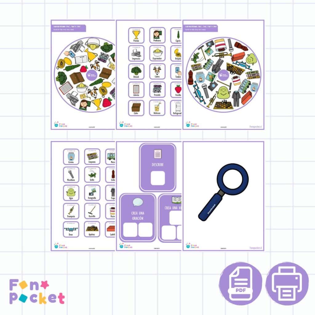Juego tablero dífonos consonánticos con /r/ - Fonopocket