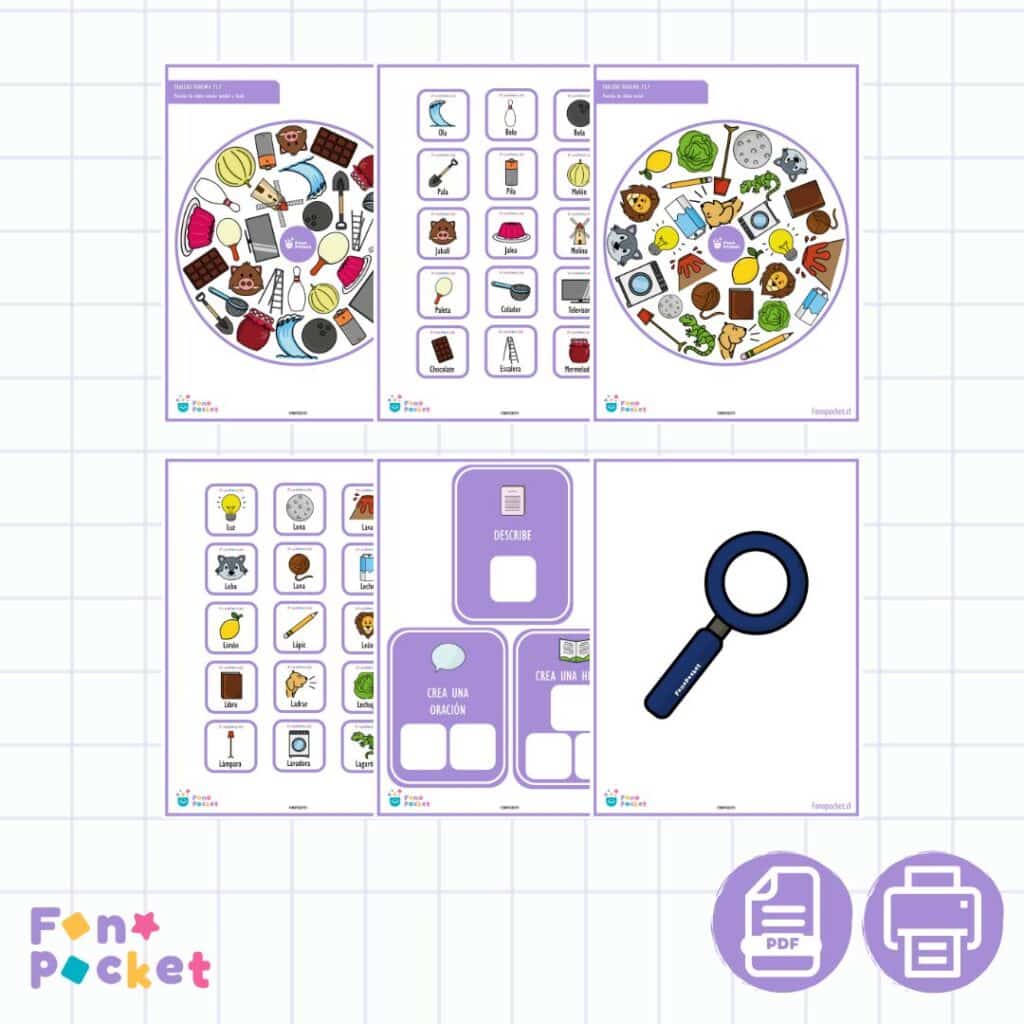 Juego tablero fonema /l/ - Fonopocket