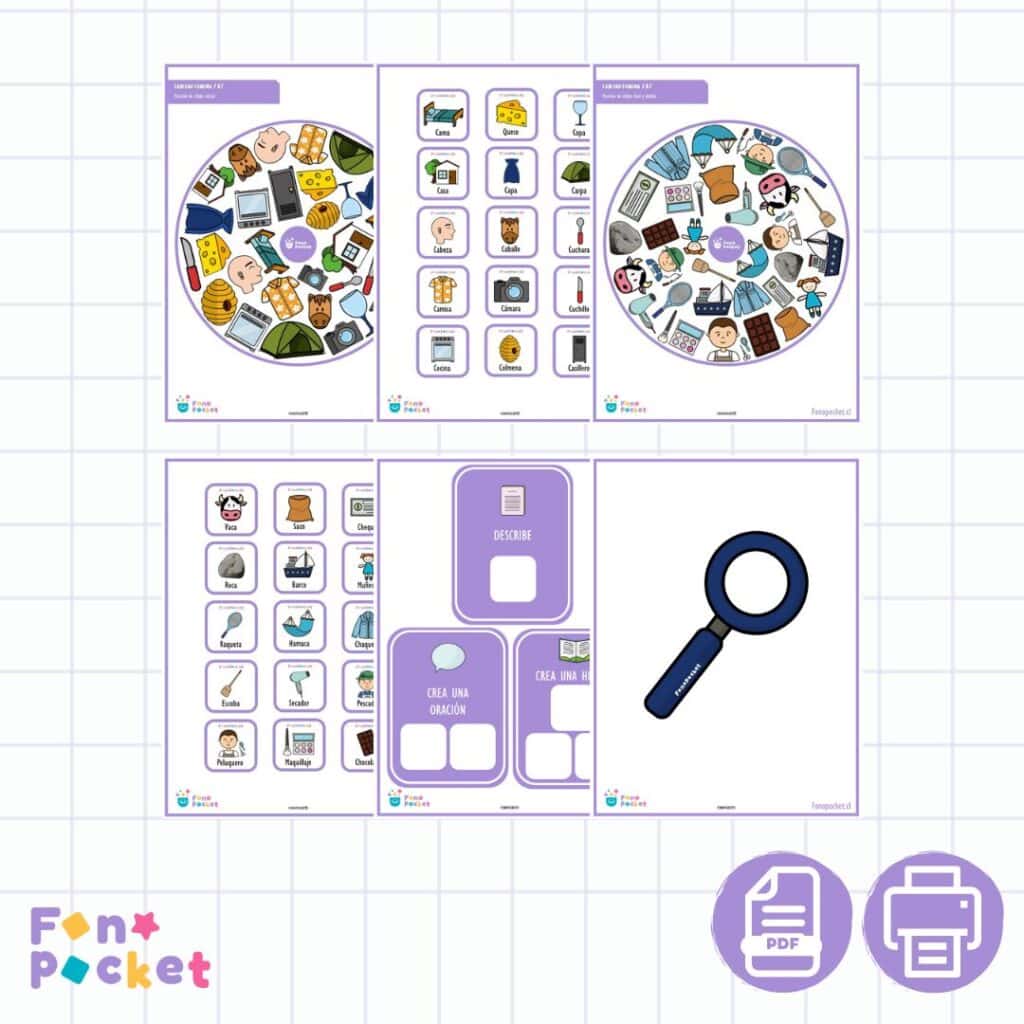 Juego tablero fonema /k/ - Fonopocket