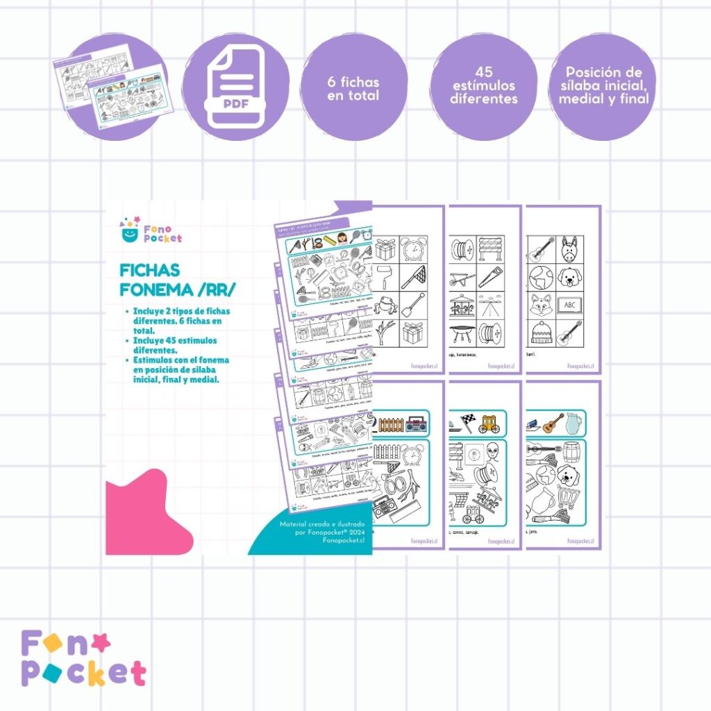 Fichas fonema /rr/ - Fonopocket