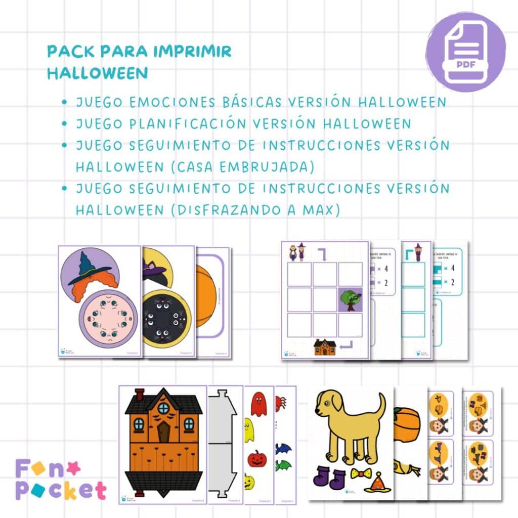 Pack imprimibles Halloween - Fonopocket