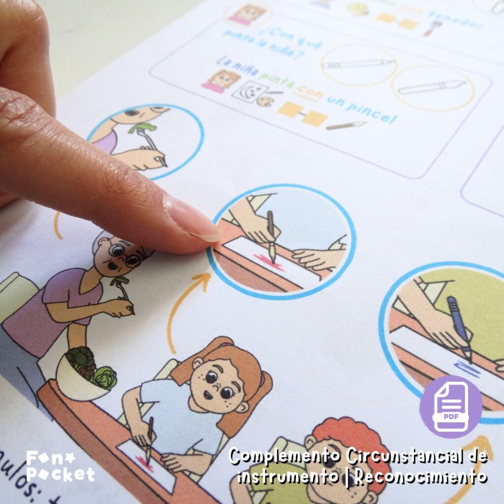Cuadernillo oraciones con complemento circunstancial de instrumento y ...